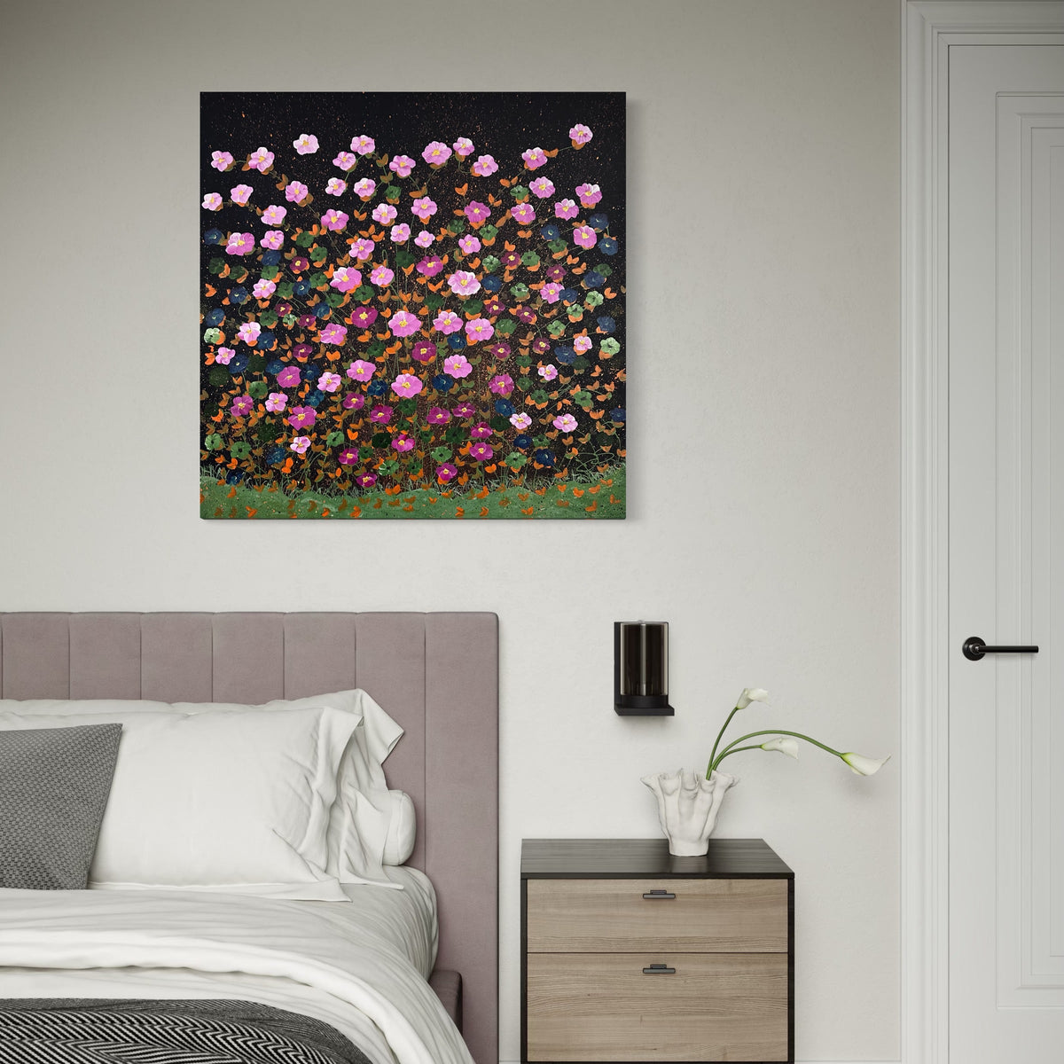 Happy Flowers Rooted In Soil by Dorothea Sandra – Curina