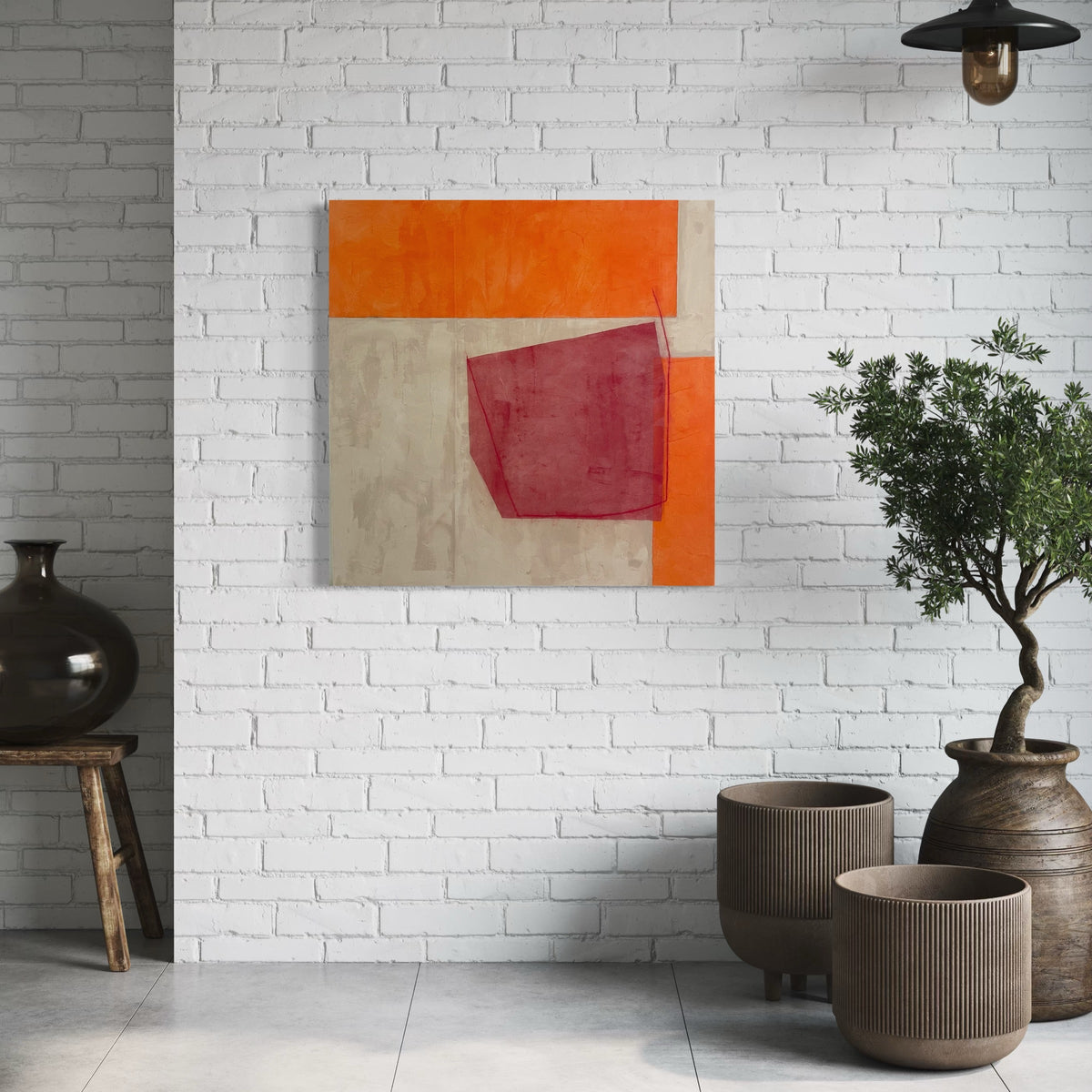 Red, Orange and Buff II by Diane Englander – Curina